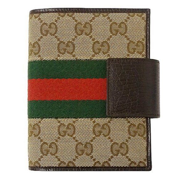 Gucci | Other | Gucci Gucci Notebook Cover Ladies Mens Case Gg Canvas ...
